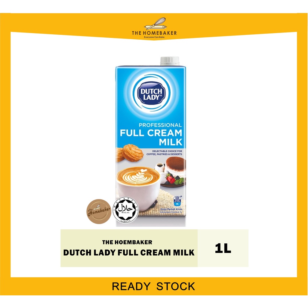 Professional Dutch Lady UHT Full Cream Milk 1litre / Home Baker ...