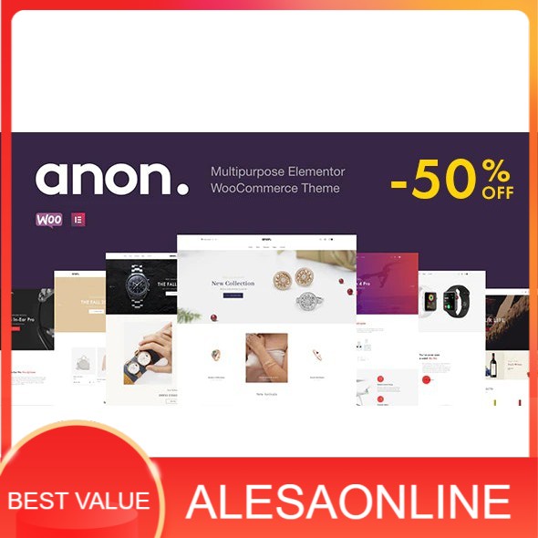 🔥🔥[WORDPRESS THEMES]🔥🔥Anon - Multipurpose Elementor WooCommerce Themes🔥🔥 | Shopee Malaysia