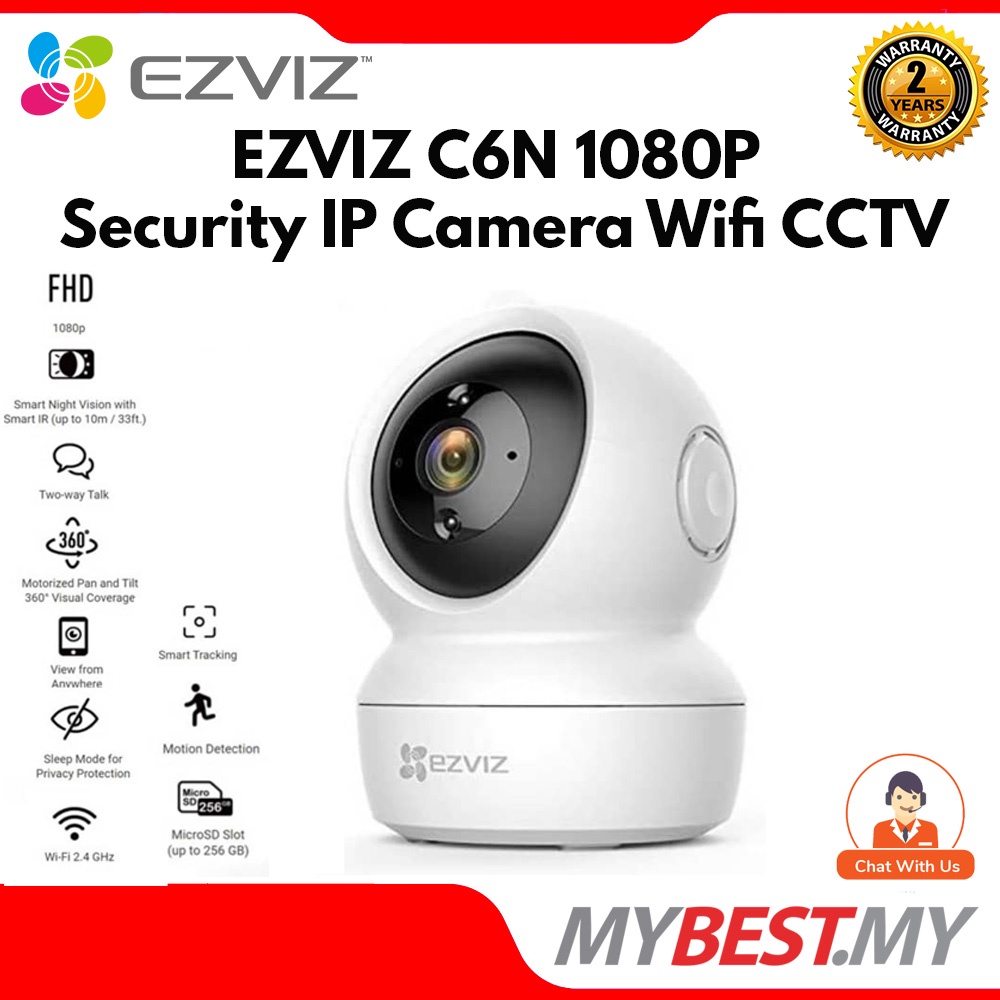 EZVIZ C6N 1080P / C6N 2K (4MP) CCTV Indoor Security Smart Motion ...