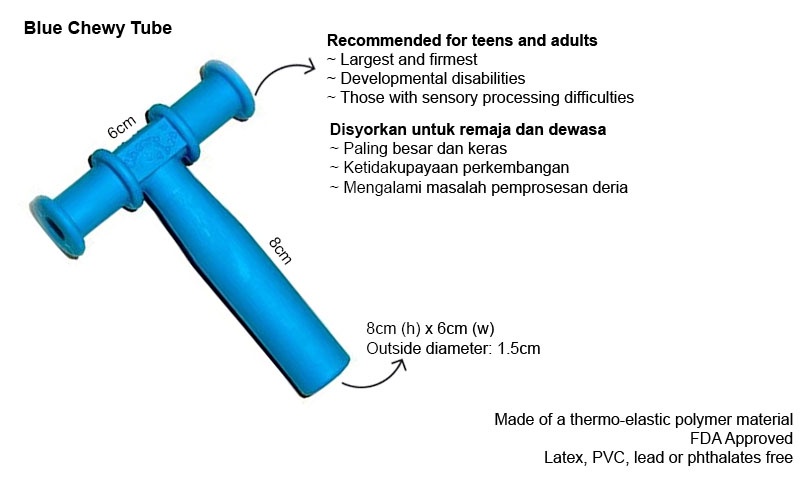 Chewy Tubes Oral Motor Chew Tool Speech Delay And Oral Therapy Autism ...
