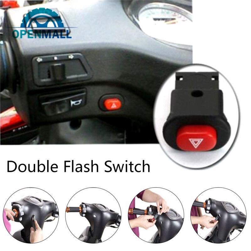 Motorcycle Switch Hazard Light Switch Button Double Flash Warning ...