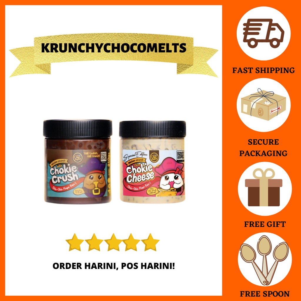 𝐏𝐑𝐎𝐌𝐎𝐓𝐈𝐎𝐍 ! 𝐑𝐄𝐀𝐃𝐘 𝐒𝐓𝐎𝐂𝐊 Chocojar Krunchy Choco Melts Chokie Crush dan ...