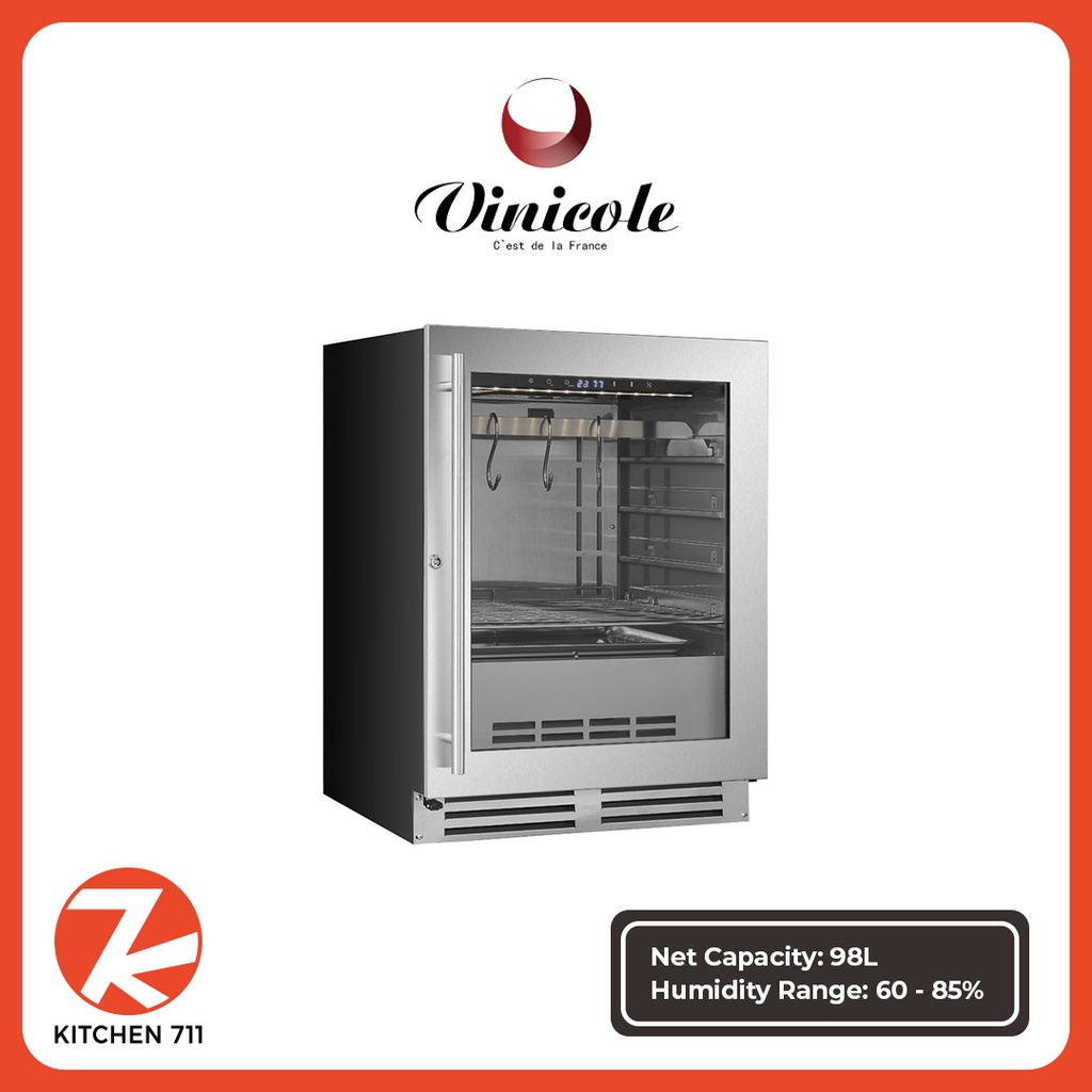 (Pre-Order) VINICOLE Single Zone Inverter Compressor Steak Ager VI46SA ...