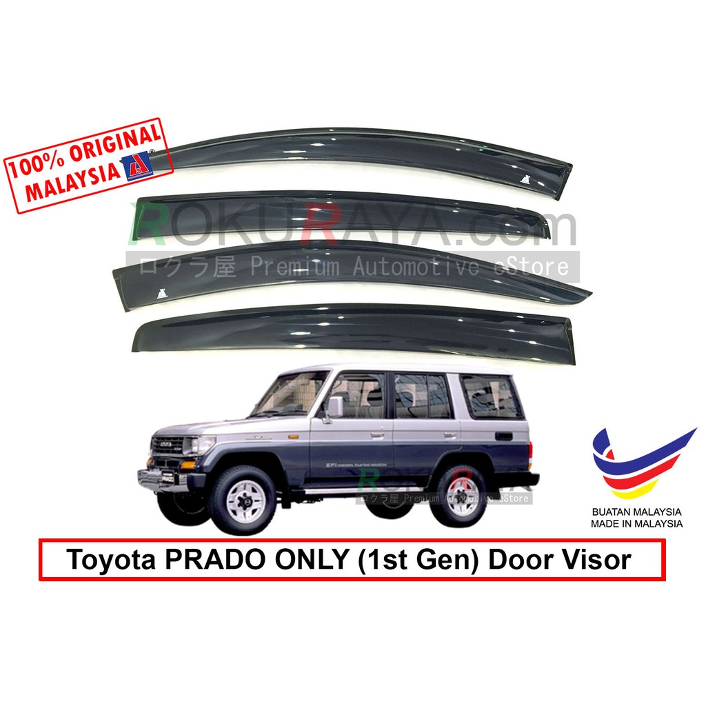 Toyota PRADO J70 Series (1st Gen) 1990-1996 AG Rain Wind Deflector Air ...