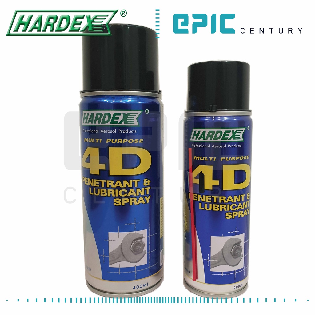 Hardex 4D Anti-Rust Penetrate Spray (200Ml & 400Ml) | Shopee Malaysia