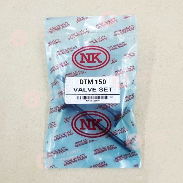 VALVE SET (EX & IN) - DEMAK - DTM 150 / DMX 150/ DMXR 150/ NITRO NE 150 ...