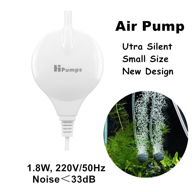 220V Super Silent Mini Aquarium Air Pump Fish Tank Oxygen Air Pump ...