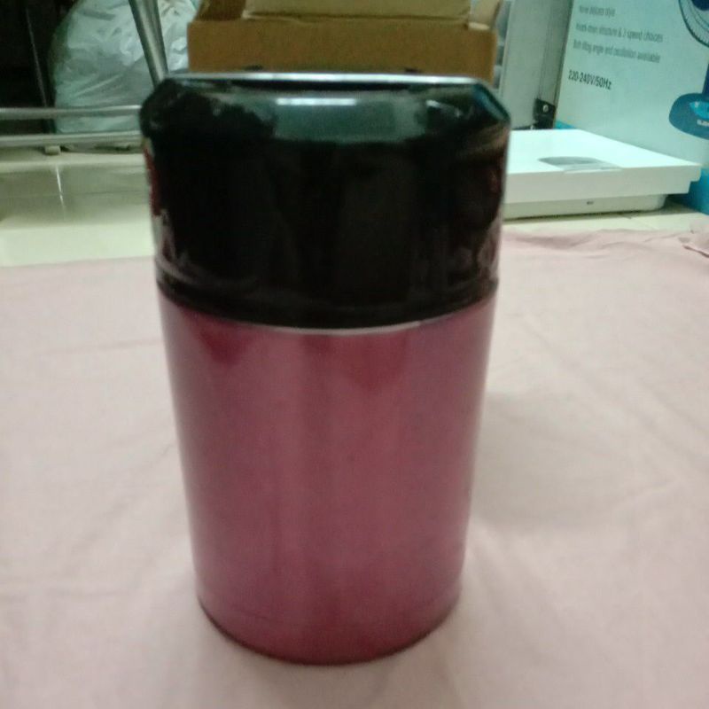 Food Thermal Jar Red Maroon Color | Shopee Malaysia