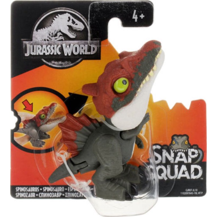 Mattel Jurassic World Snap Squad Wave Spinosaurus Mini Dinosaur | My ...