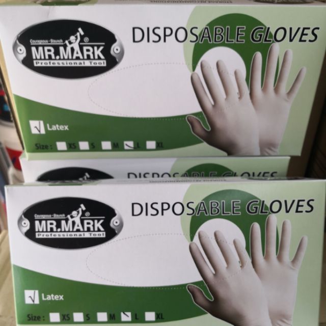 100pcs Hand Gloves / Medical Hand Glove / Latex Disposable Hand Gloves ...