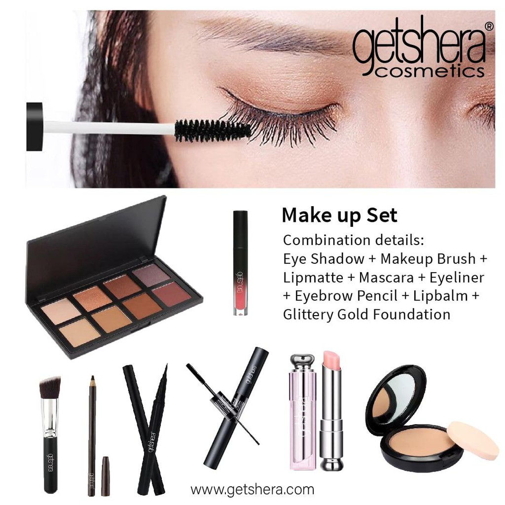 GETSHERA GET FLAWLESS Set Makeup Lengkap dan Terbaik! | Shopee Malaysia