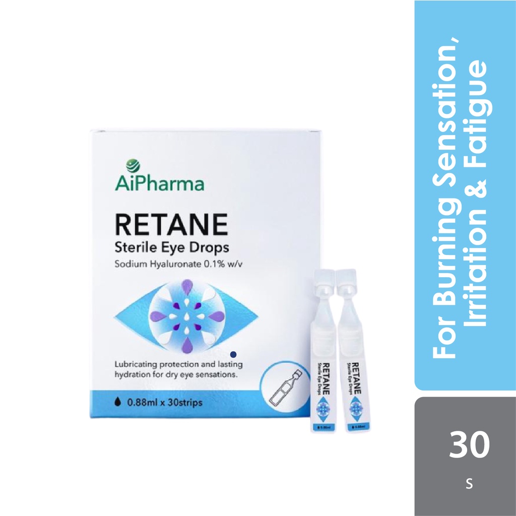 AIPHARMA Retane Sterile Eye Drops 30×0.88ml | Shopee Malaysia