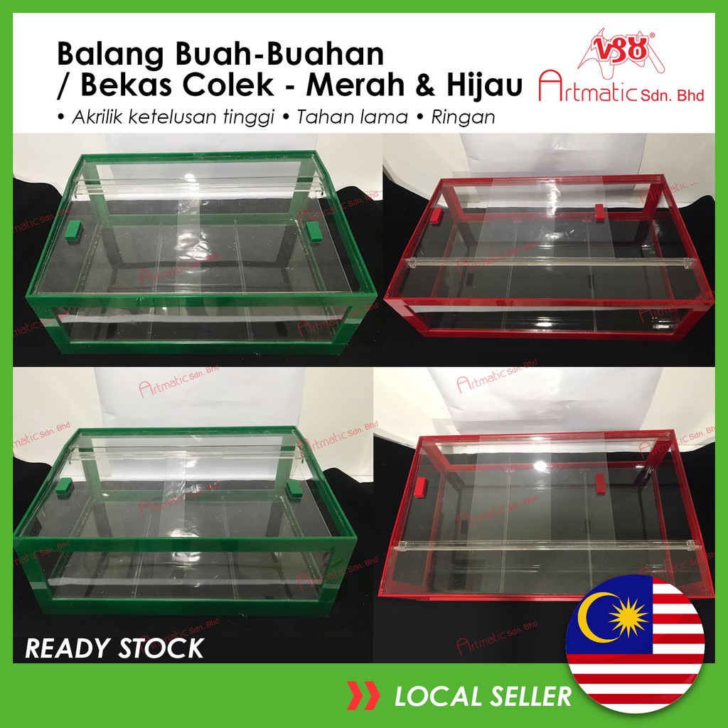 Balang Buah-Buahan/Bekas Buah-Buahan/Bekas Colek/ Acrylic Fruit Case ...