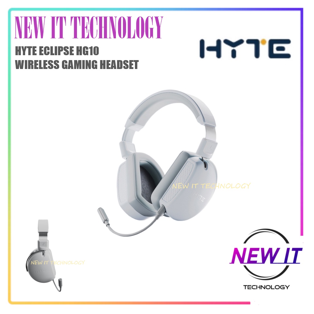HYTE ECLIPSE HG10 WIRELESS GAMING HEADSET GREY (HS-HYTE-001) | Shopee ...