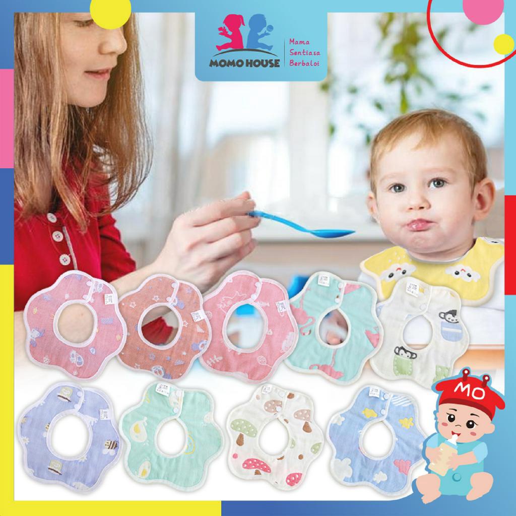 Baby Petal Bib Kids 360 Degree Scarf Petal Saliva Towel Feeding ...