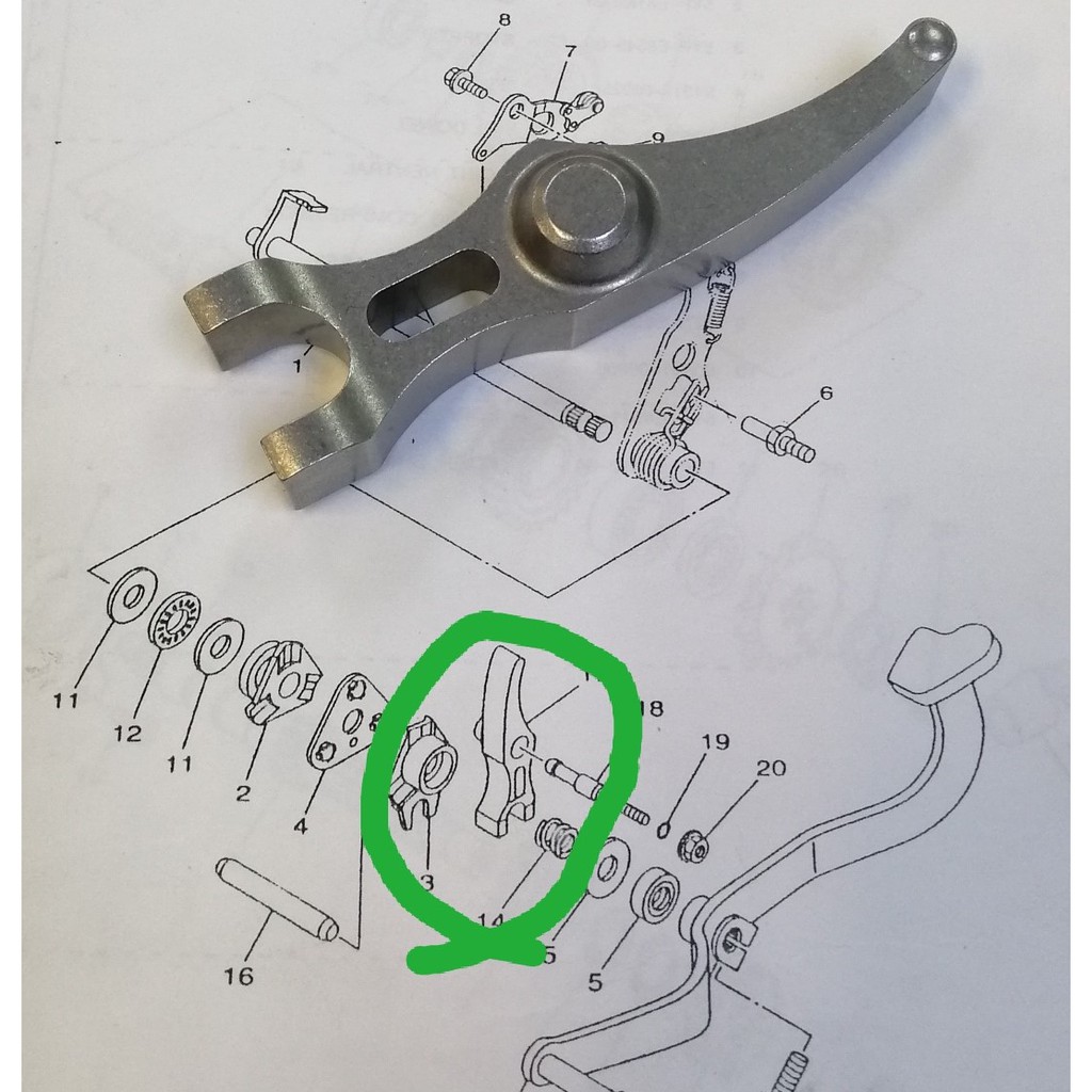 YAMAHA LC135 ARM SWIFT 3 100% ORI 1S8-E817A-00 | Shopee Malaysia