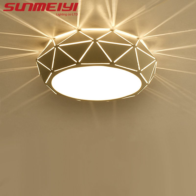 SUNMEIYI Modern Round LED Ceiling Lights For Corridor Square Cloakroom ...