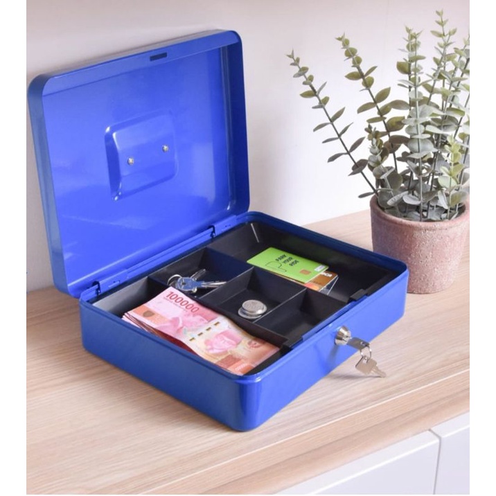 Krisbow cash box 30 cm money storage box | Shopee Malaysia