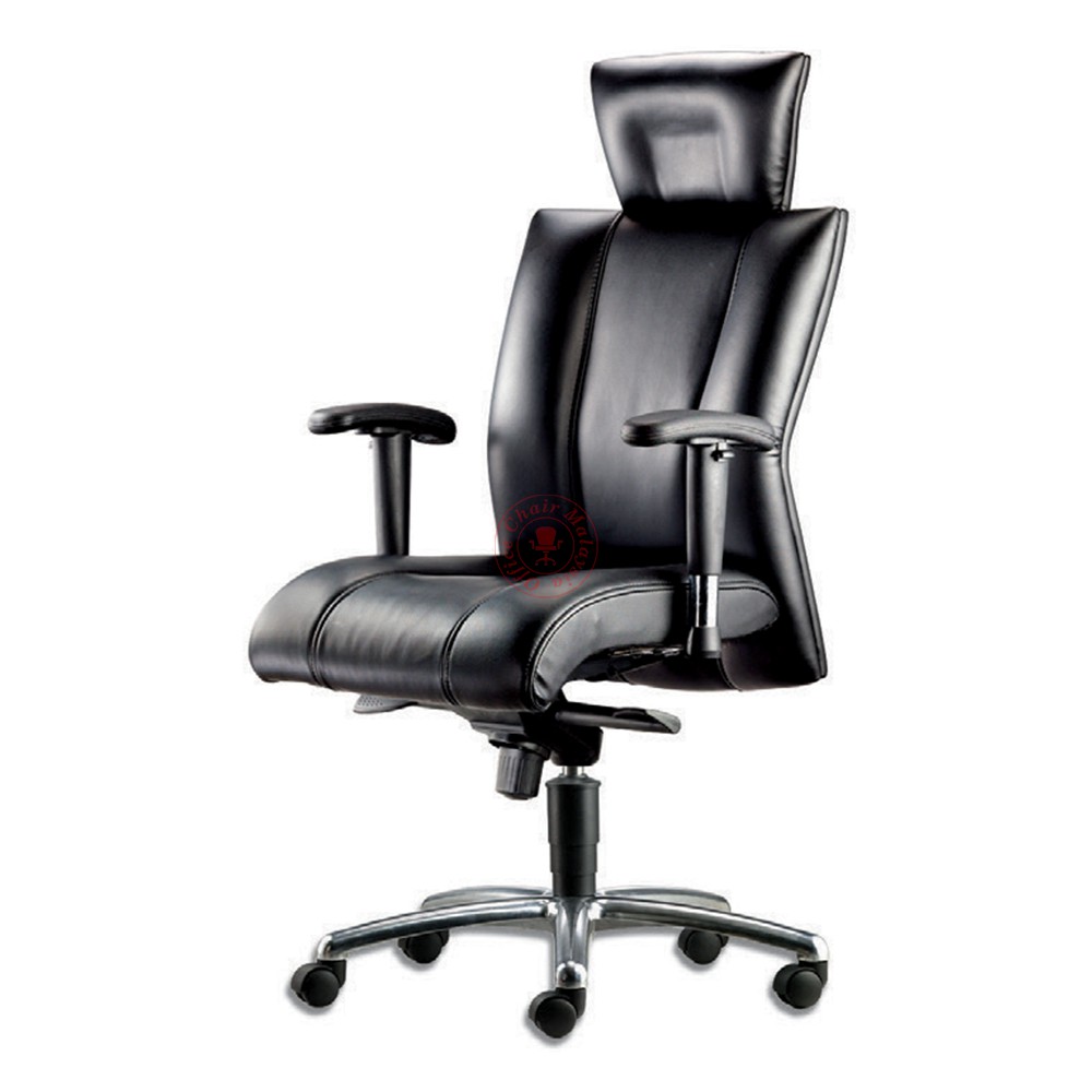 LT130 Leather Office Chair / Director Chair / CEO Chair / PU High Back ...