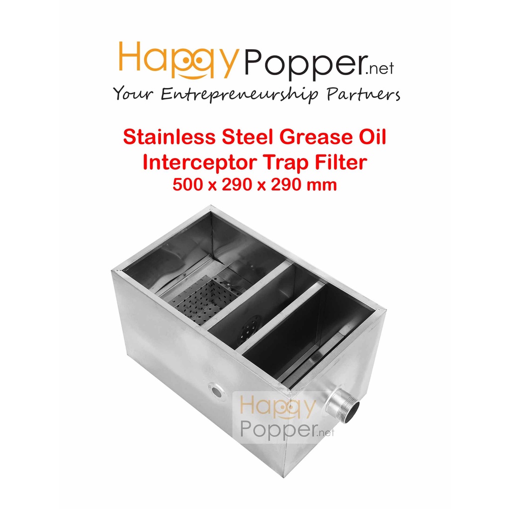 Happypopper Grease Trap Kitchen 7L 14L 42L Water Separator Grease Oil ...