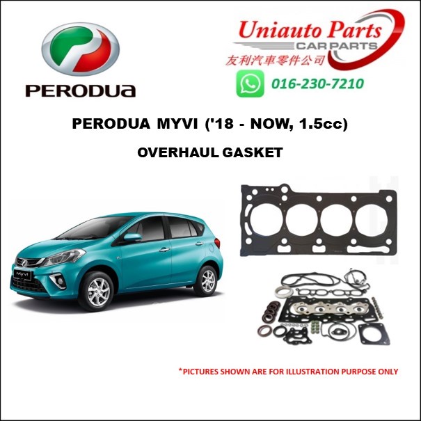 PERODUA MYVI ('18 - NOW, 1.5cc) OVERHAUL GASKET | Shopee Malaysia