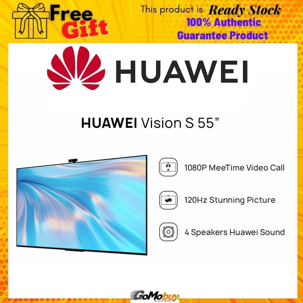 HUAWEI Vision S 55" Smart TV | 120Hz High Refresh Rate Screen | (3-30 ...