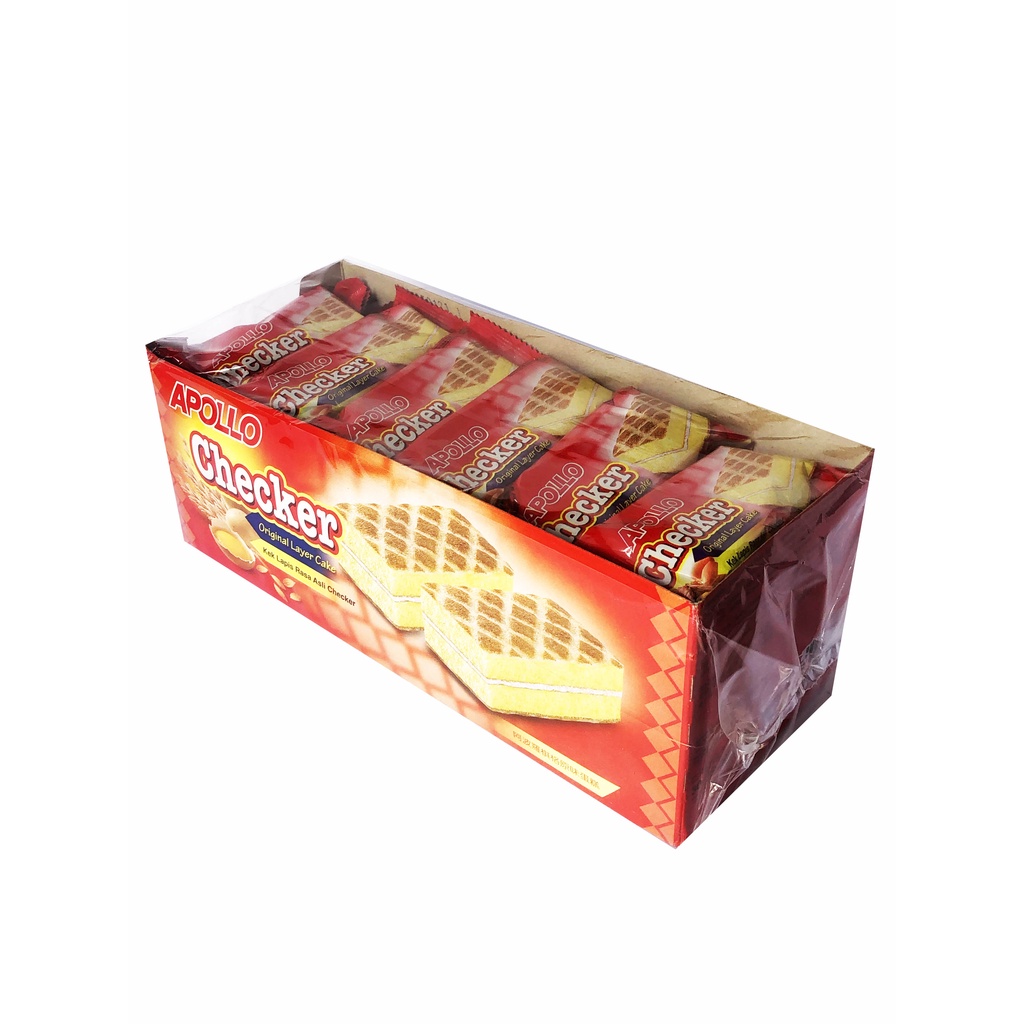 Apollo Cake Checker With Various Flavour (24pcs) | Shopee Malaysia