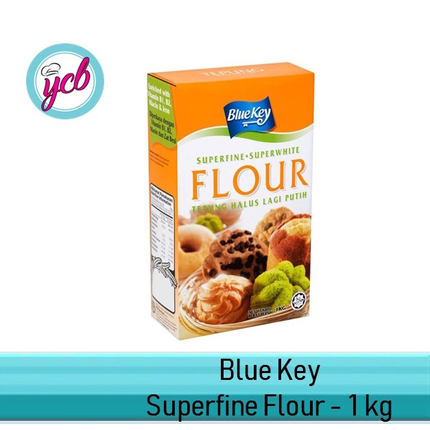 Blue Key Superfine Superwhite Flour 1kg | Shopee Malaysia