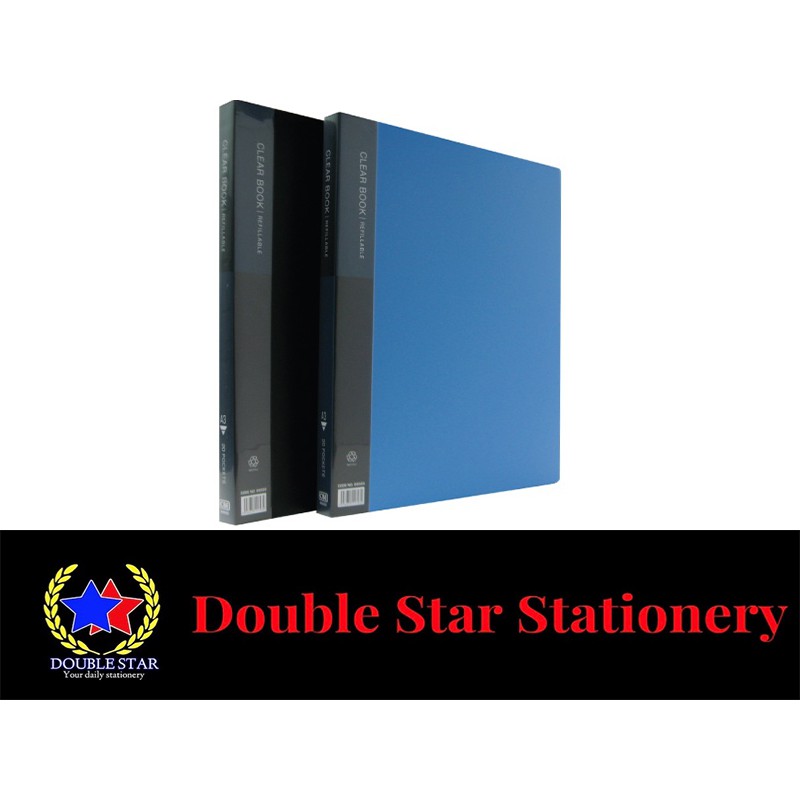 Ready Stock🔥🔥🔥 89020 - A3 CLEAR HOLDER(REFILLABLE)(20 POCKETS) | Shopee ...