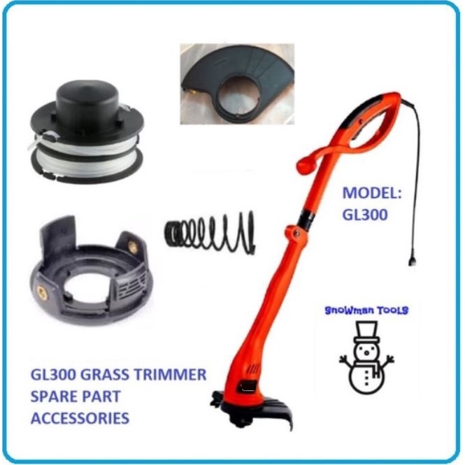 GL300 GRASS TRIMMER SPARE PART, ACCESSORIES,REFILL NYLON LINE,COVER ...