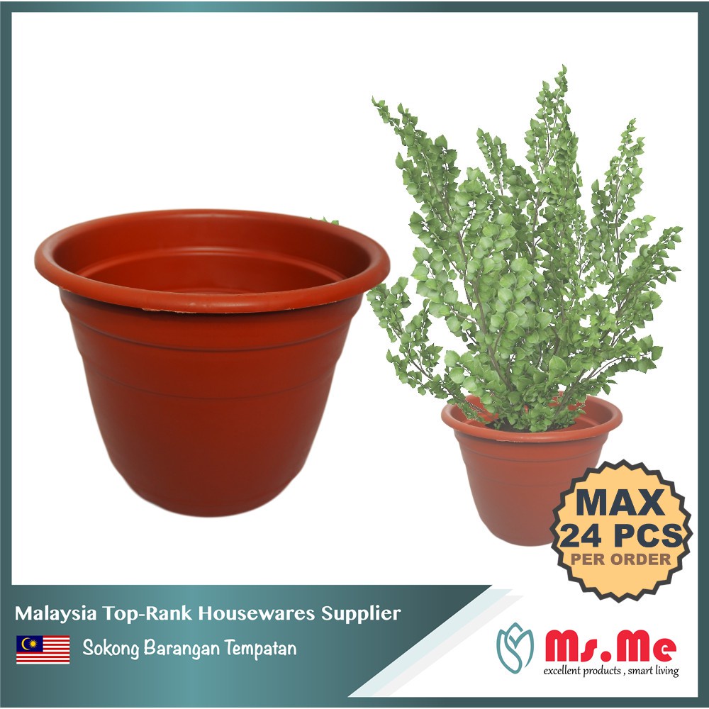 Ms.Me Diameter 30cm Round Flower Pots Bottom Hollow Design Gardening ...