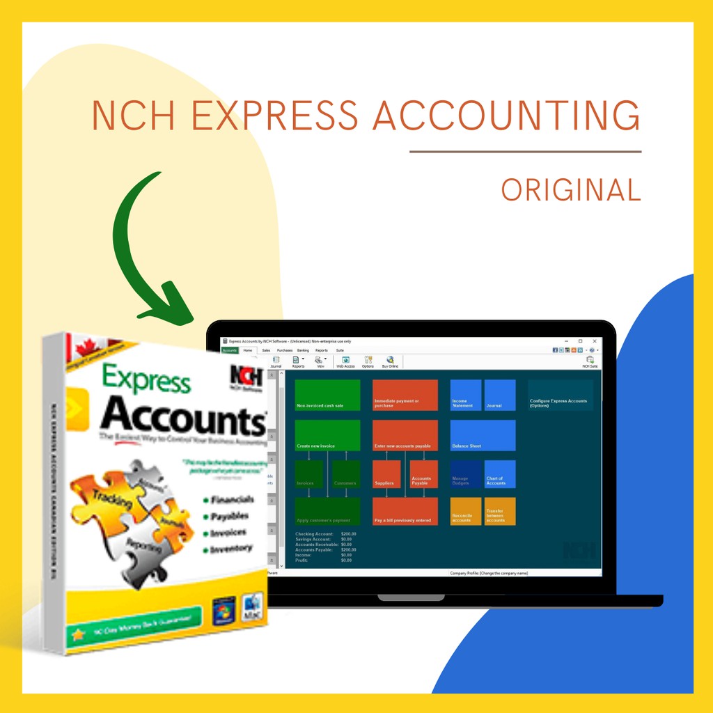 [Windows Mac ORIGINAL] NCH Express Accounts Accounting Software Full ...