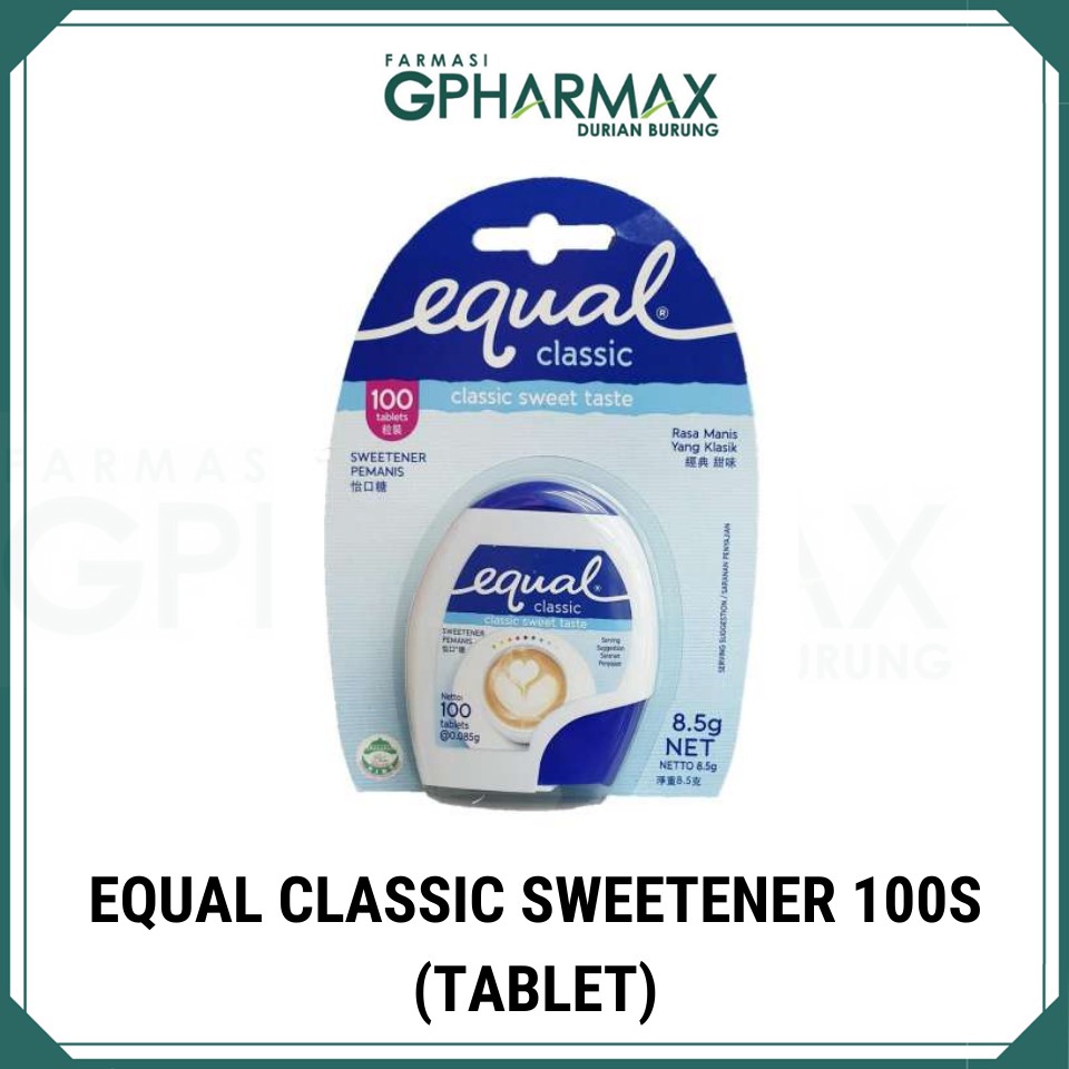 Equal Classic Sweetener 100s (Tablet) | Shopee Malaysia