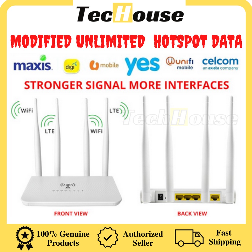 Modified BYPASS Unlimited Hotspot Data 4G LTE WIFI router CPE wireless ...