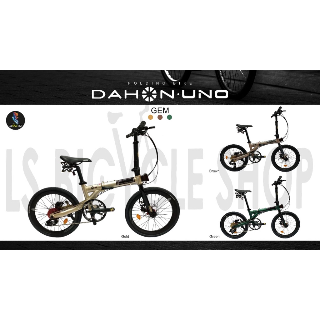 20 INCH DAHON.UNO FOLDING BIKE WITH SRAM GX 1X10 GROUPSET | Shopee Malaysia