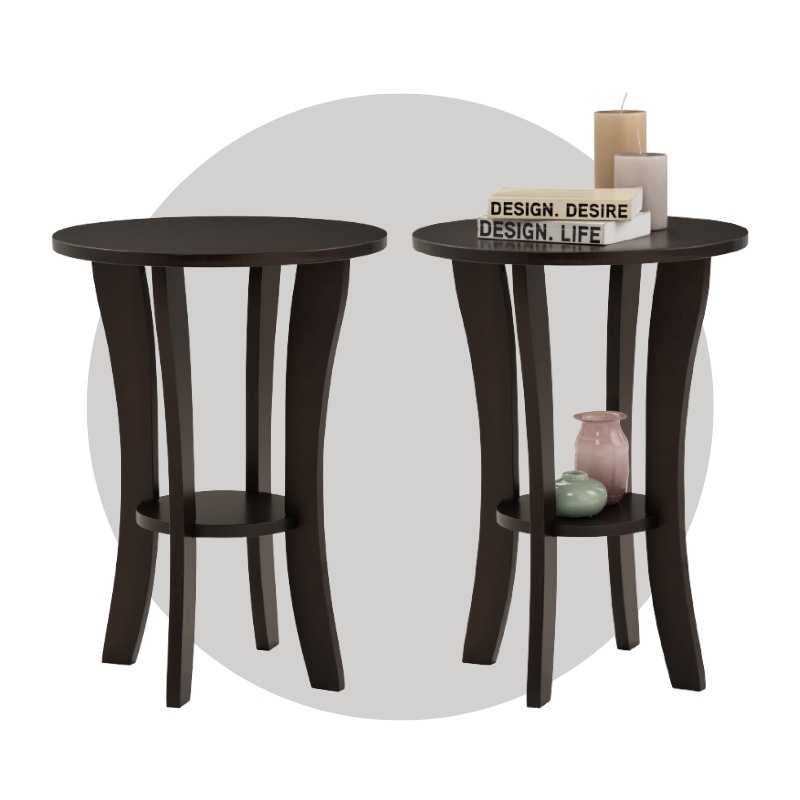 Alora Furniture - MULIA Side Table (2pcs) / Telephone Table / Bedside ...