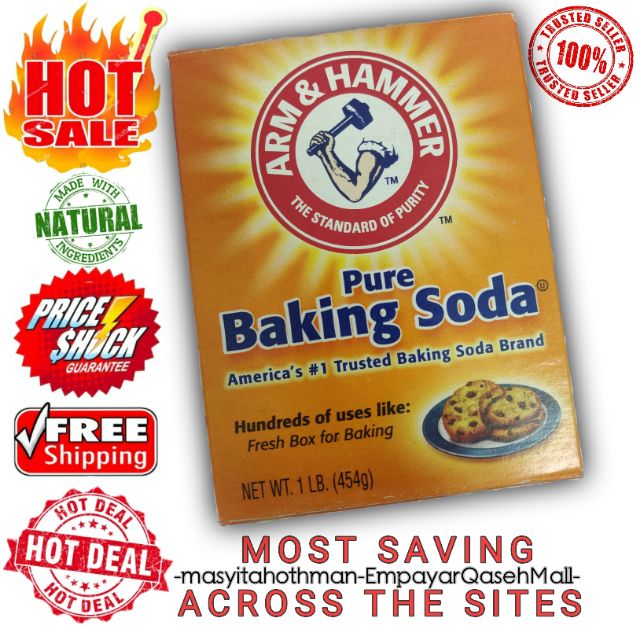 🔥 READY STOCK 🔥 PURE BAKING SODA ARM & HAMMER 454g - SODA BIKARBONAT ...