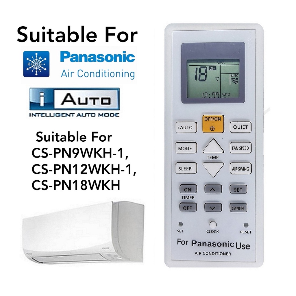Panasonic Air Cond Aircond Air Conditioner OEM Replacement Remote ...