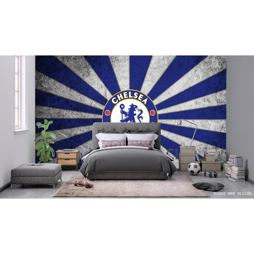 Bonus GLUE, just stick on selling 3d Chelsea FC club football Motif ...