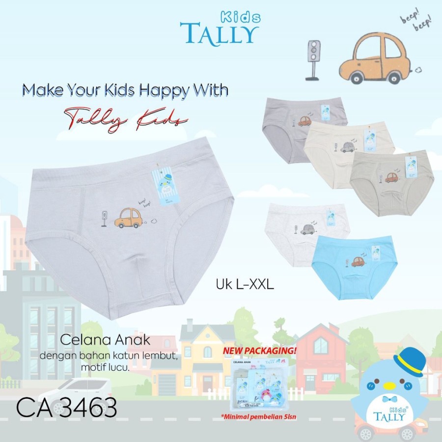 Tally Kids Boy 3463 | Cd Underwear Boys Triangle Boys | Shopee Malaysia
