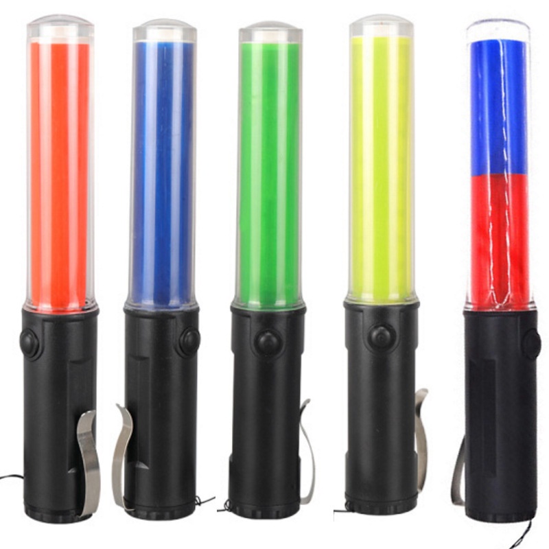 [klowareMY] 26cm 4 Mode Traffic Light Stick LED Warning Torch ...