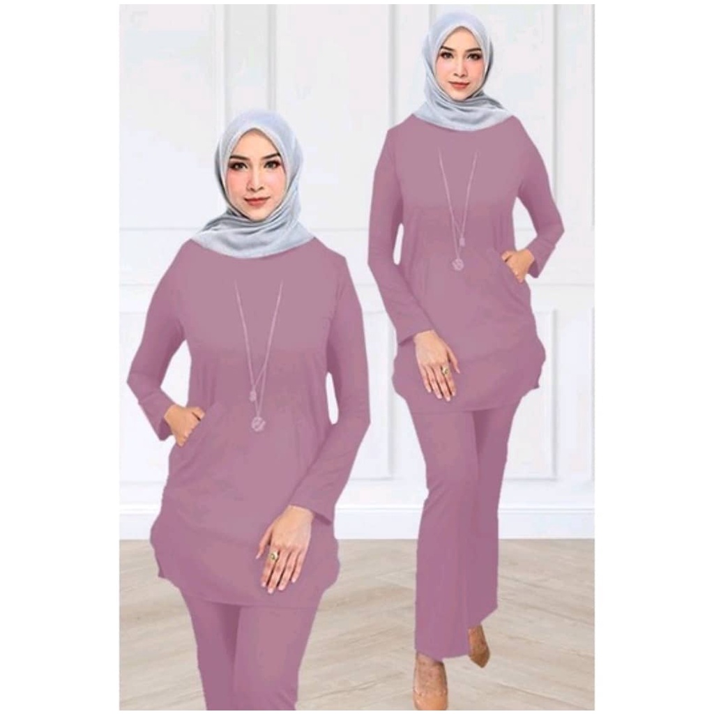 MUSLIMAH SUIT*BON POCKET BY*AYESHACOLLETION* | Shopee Malaysia