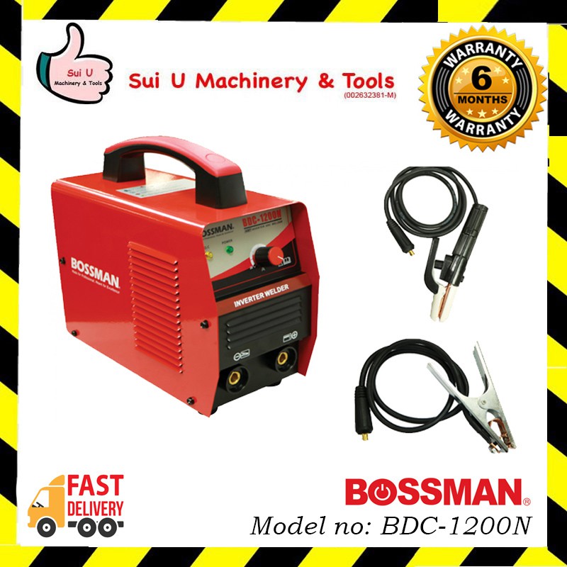 BOSSMAN BDC-1200N / BDC1200N 220V Inverter Welding Machine | Shopee ...