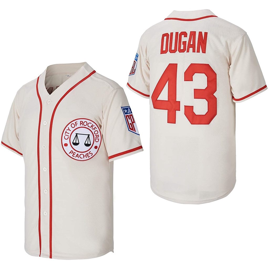 #43 Jimmy Dugan City of Rockford Peaches A League of Their Own Movie ...