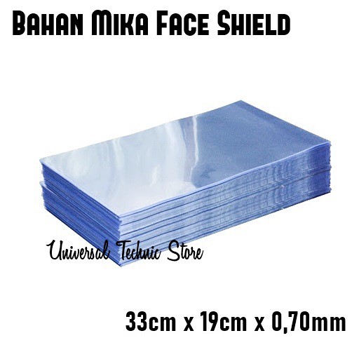 Super Clear Mica Face Shield Plastic PPE Face Shield Material 0,70mm ...