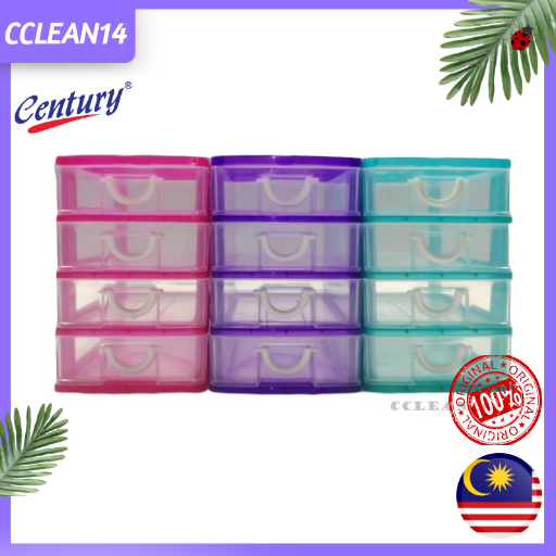 6400 Century Mini Drawer 4 Tier | Shopee Malaysia