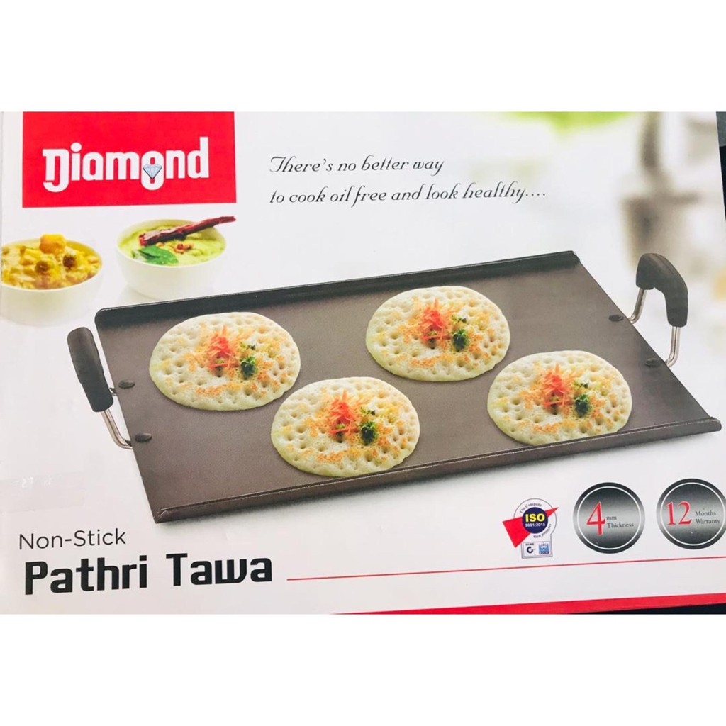 Diamond Non-Stick Pathri Tawa 2 sizes 355mm/405mm | Shopee Malaysia