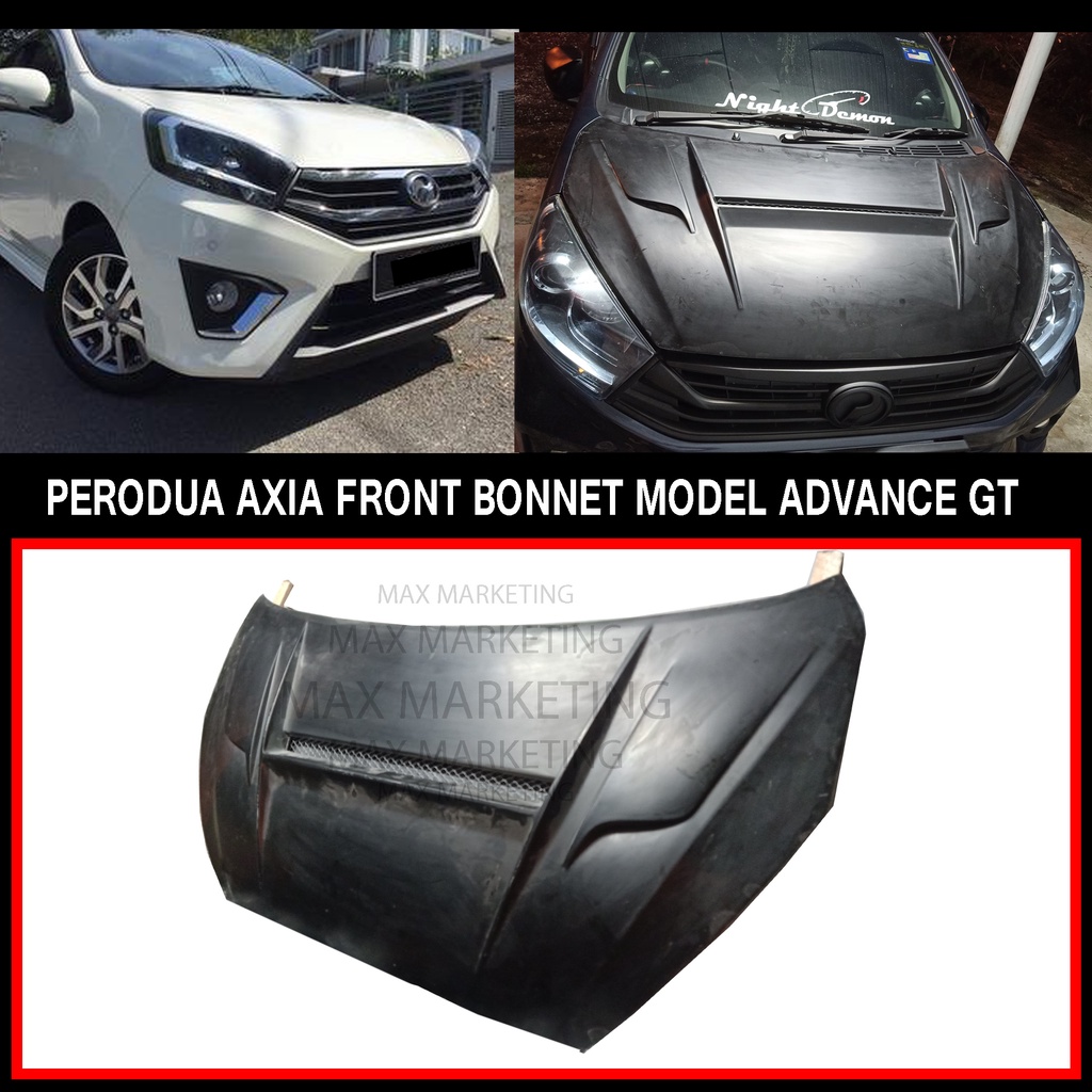 PERODUA AXIA FRONT BONNET MODEL ADVANCE GT | Shopee Malaysia