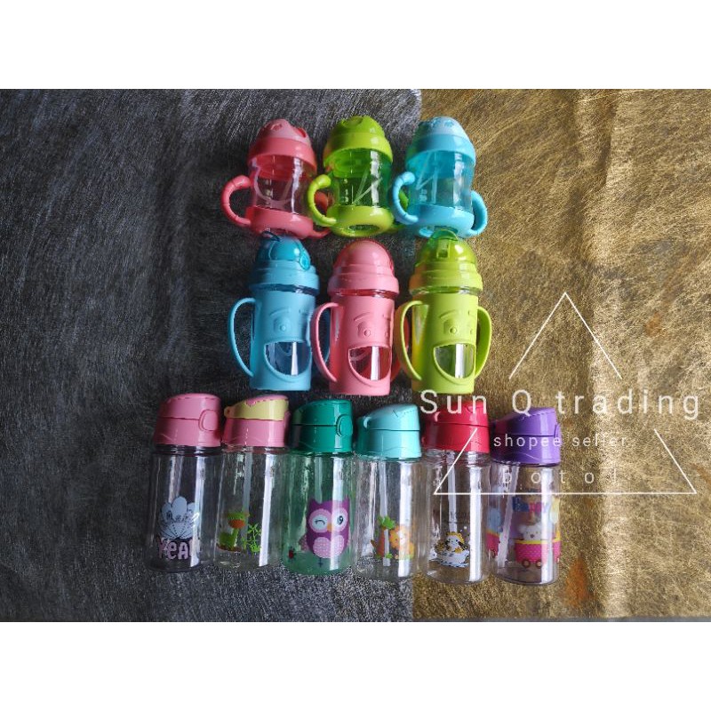 Comel Botol Air budak (Straw )200ml/240ml/400ml | Shopee Malaysia