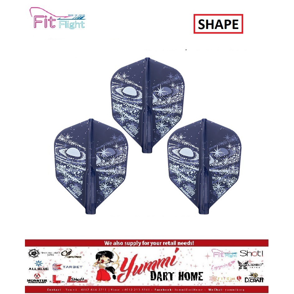 COSMO FIT FLIGHT - DART FLIGHT - FIT FLIGHT PLAYER - GALAXY (SHAPE ...